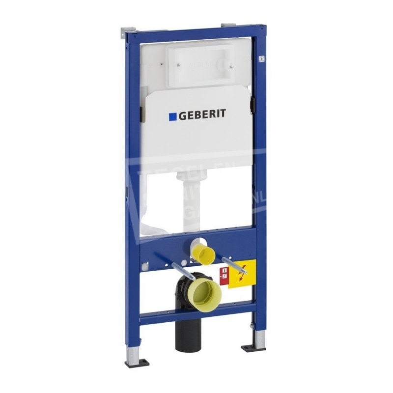 Gustavsberg Saval vlakspoel toiletset met Geberit UP100 en Delta21 ...