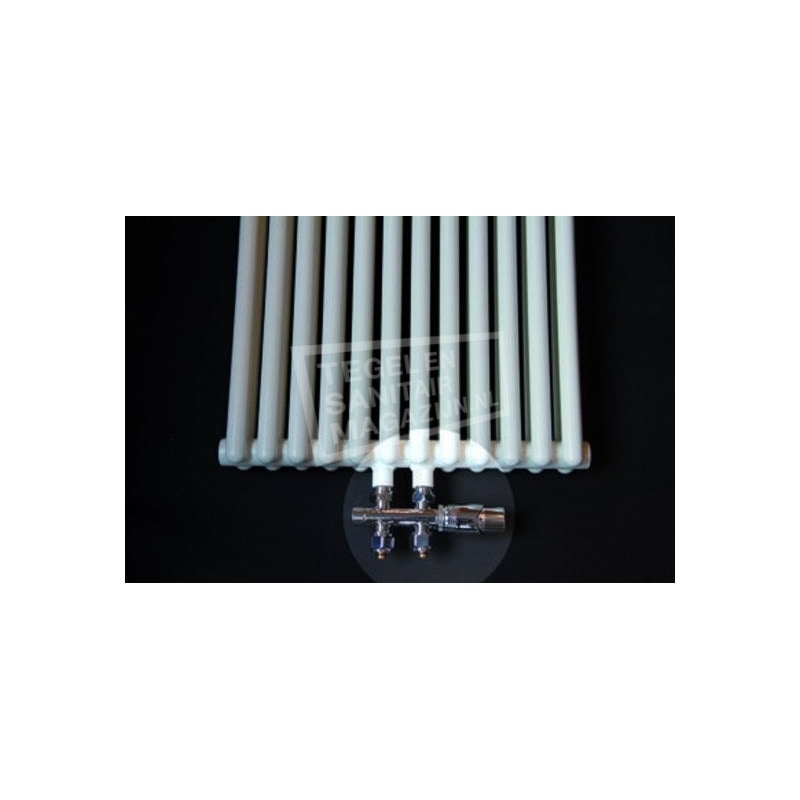 Best Design Universele Luxe Radiator-Aansluitset Haaks Chroom | TSM