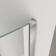 Bathxe Inloopdouche Matglas 100 cm met Muurprofiel 10 mm NANO