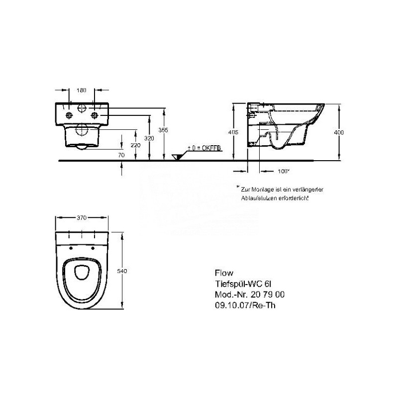 Keramag Flow - Diepspoel (37x40x54) - TSM